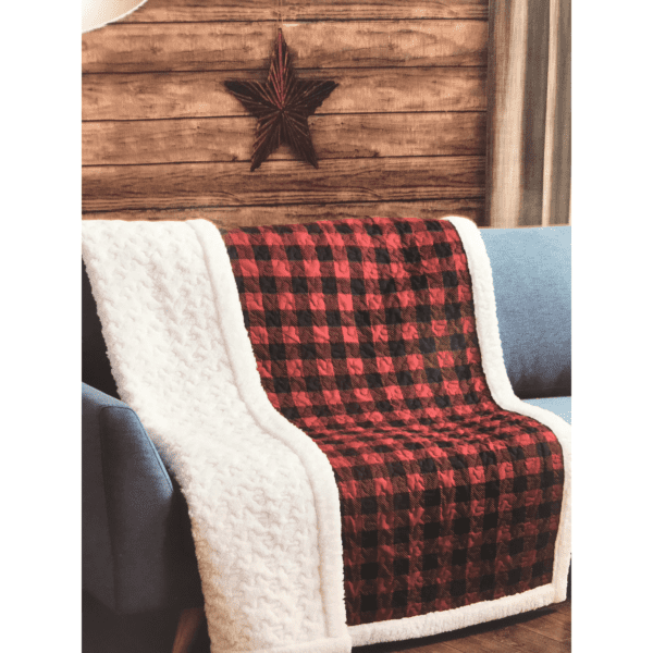 Buffalo Red Plaid Quilted Sherpa Throw Blanket – CanadaWide Liquidations