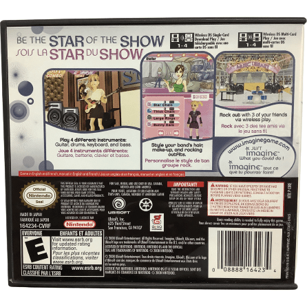 Nintendo DS / Ubisoft “Imagine Rockstar” Game / Video Game **OPENED ...