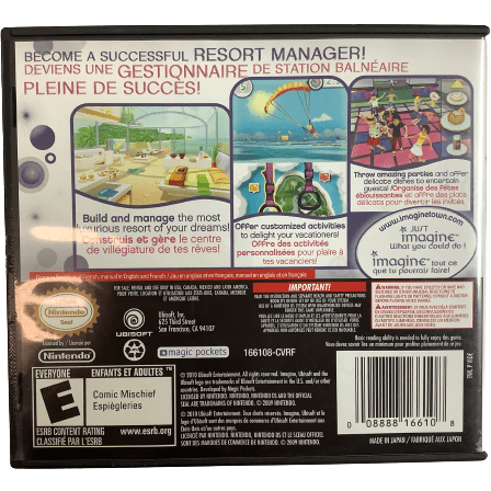 Nintendo DS / Ubisoft “Imagine Resort Owner” Game / Video Game **OPENED ...