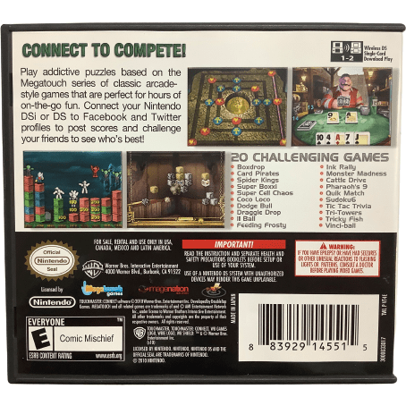 Nintendo DS / WB Games “Touchmaster Connect” Game / Video Game **OPENED ...