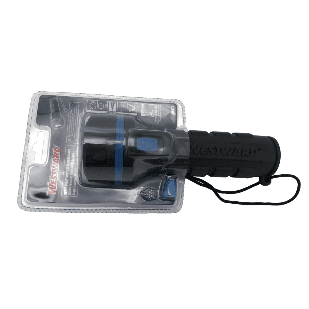 Westward Super Heavy Rubber Flashlight / LED / 16 Lumens – CanadaWide ...