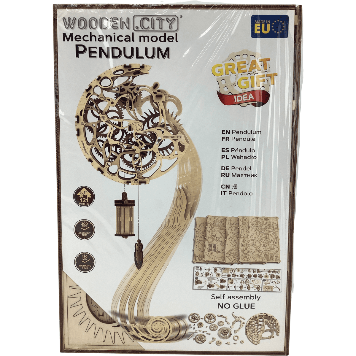 Wooden City Pendulum / Mechanical Model / Self Assembly Kit / Building ...