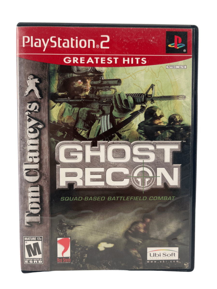 PlayStation 2 / “Tom Clancy’s Ghost Recon” Game / Greatest Hits / Video ...