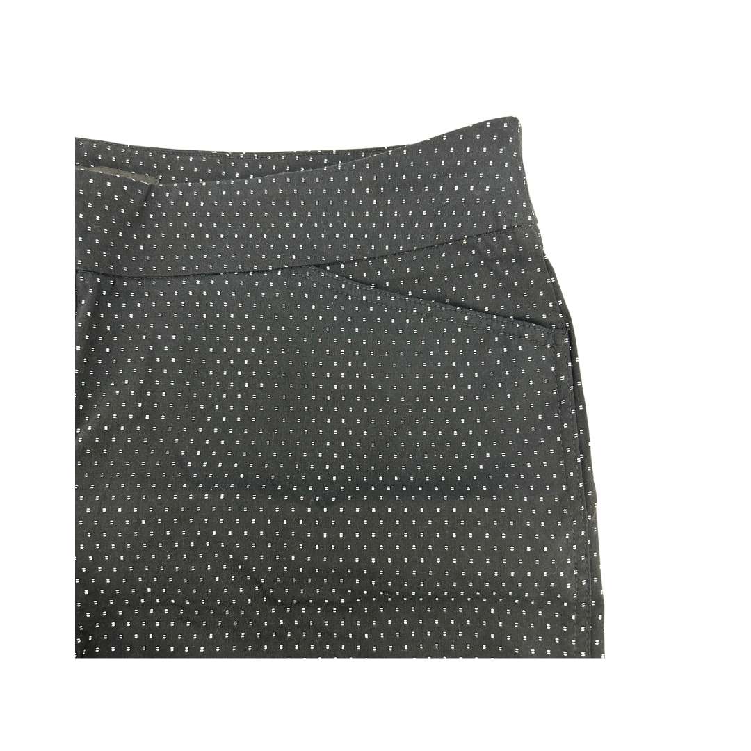 Hilary Radley Women’s Black Patterned Bermuda Shorts / Various Sizes ...