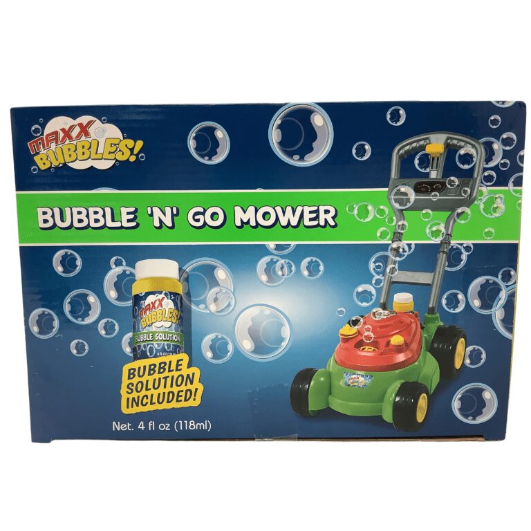 Maxx Bubble ‘N’ Go Mower / 118Ml of Bubble Solution inlcuded ...