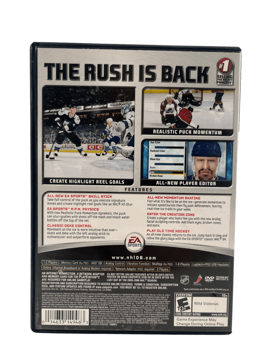 PlayStation 2 / “NHL 06” Game / Video Game **USED** – CanadaWide ...