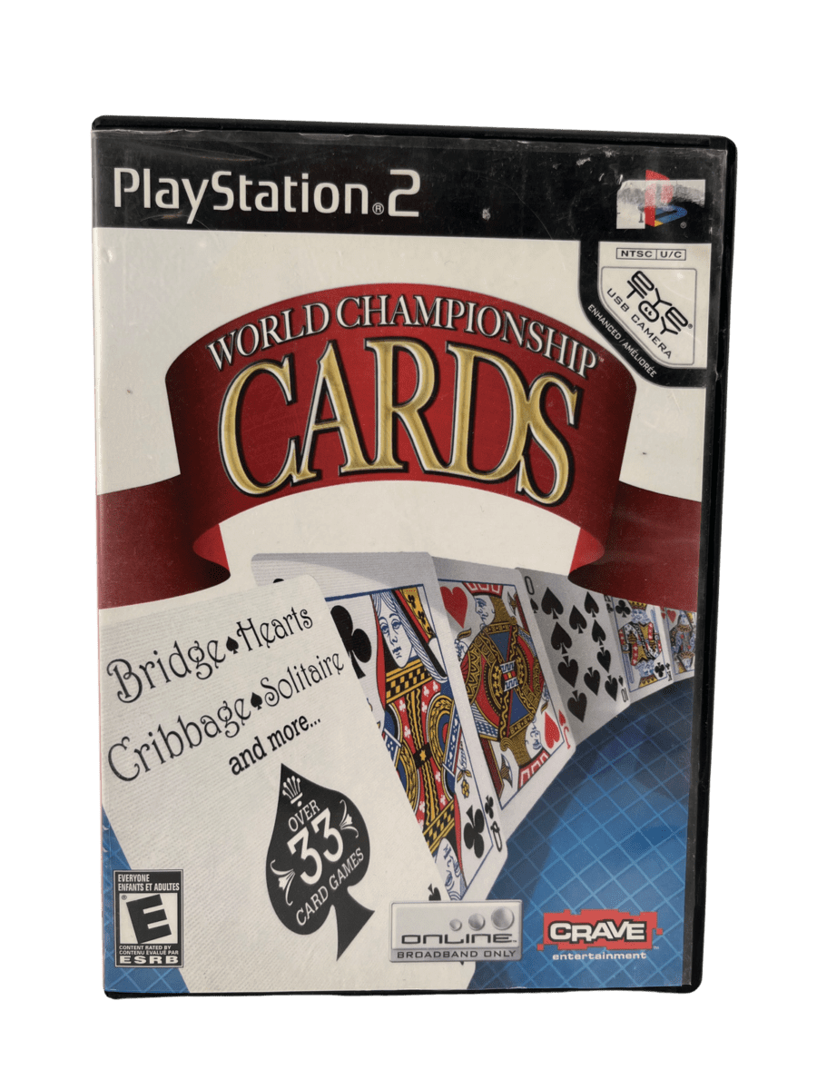 PlayStation 2 / “World Championship Cards” Game / Video Game **USED ...