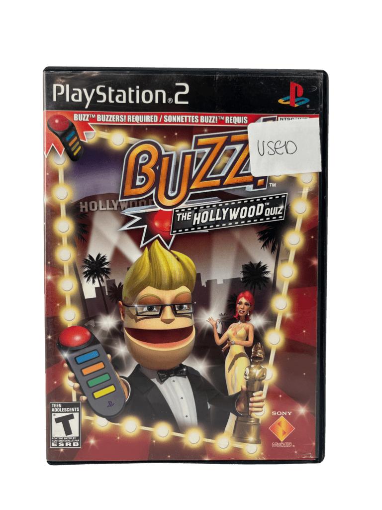 PlayStation 2 : Buzz The Hollywood Quiz Game / Video Game **USED ...