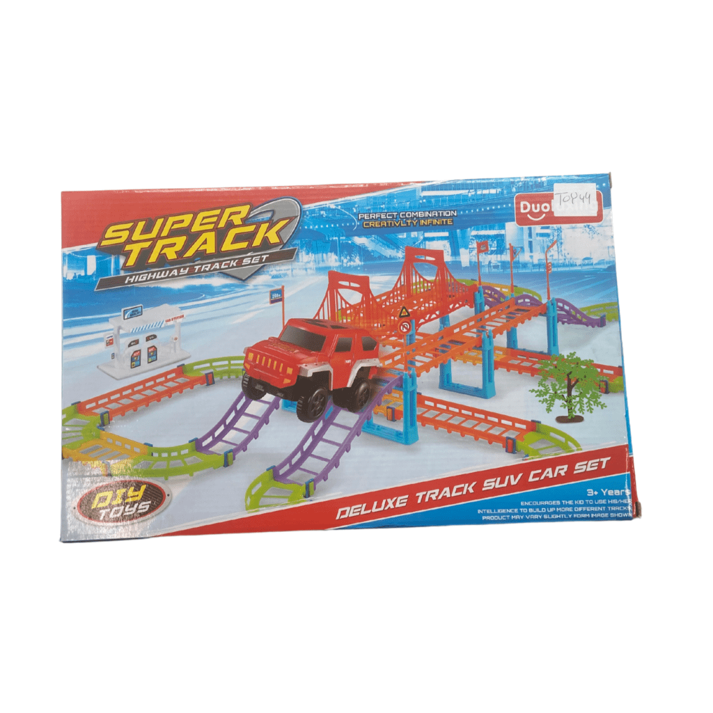 DIY Toys Duloaxing Super Track Set / Highway Track, Car & SUV Set / 109 ...