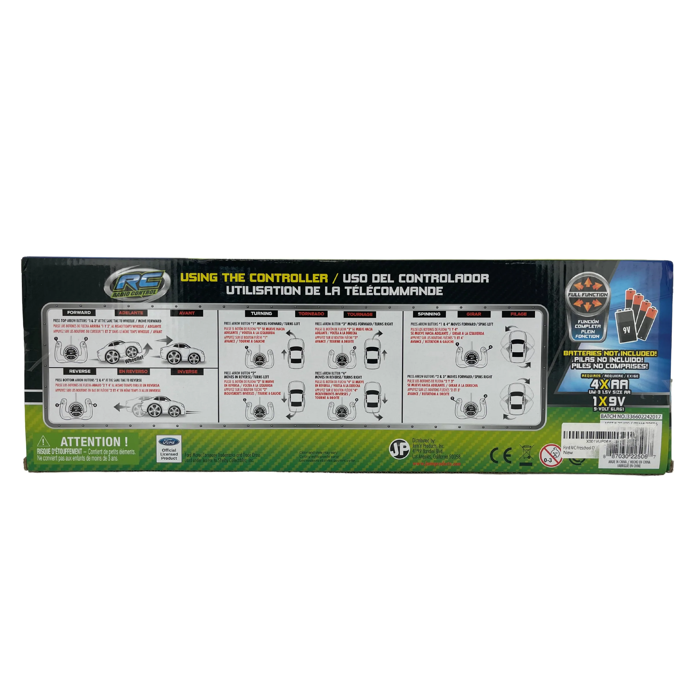 Ford Mustang GT Remote Control Car / Police Car RC Toy / Battery ...