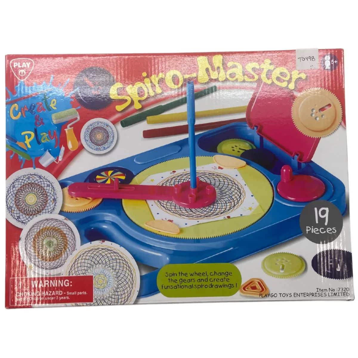 Play Go Spiro-Masters DIY Craft Kit / 19 Pieces – CanadaWide Liquidations