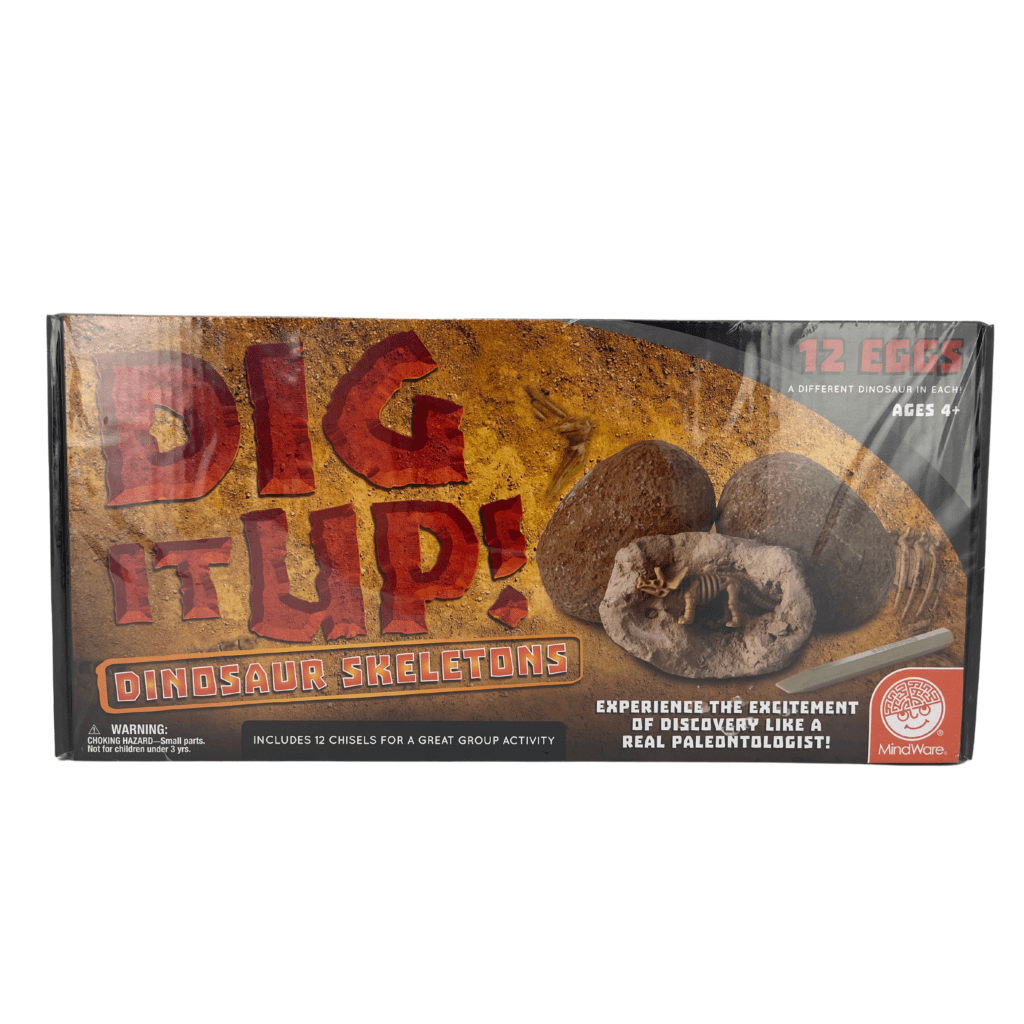 Mindware Dig It Up! Dinosaur Skeletons Set / 12 Dino Eggs with Tools ...