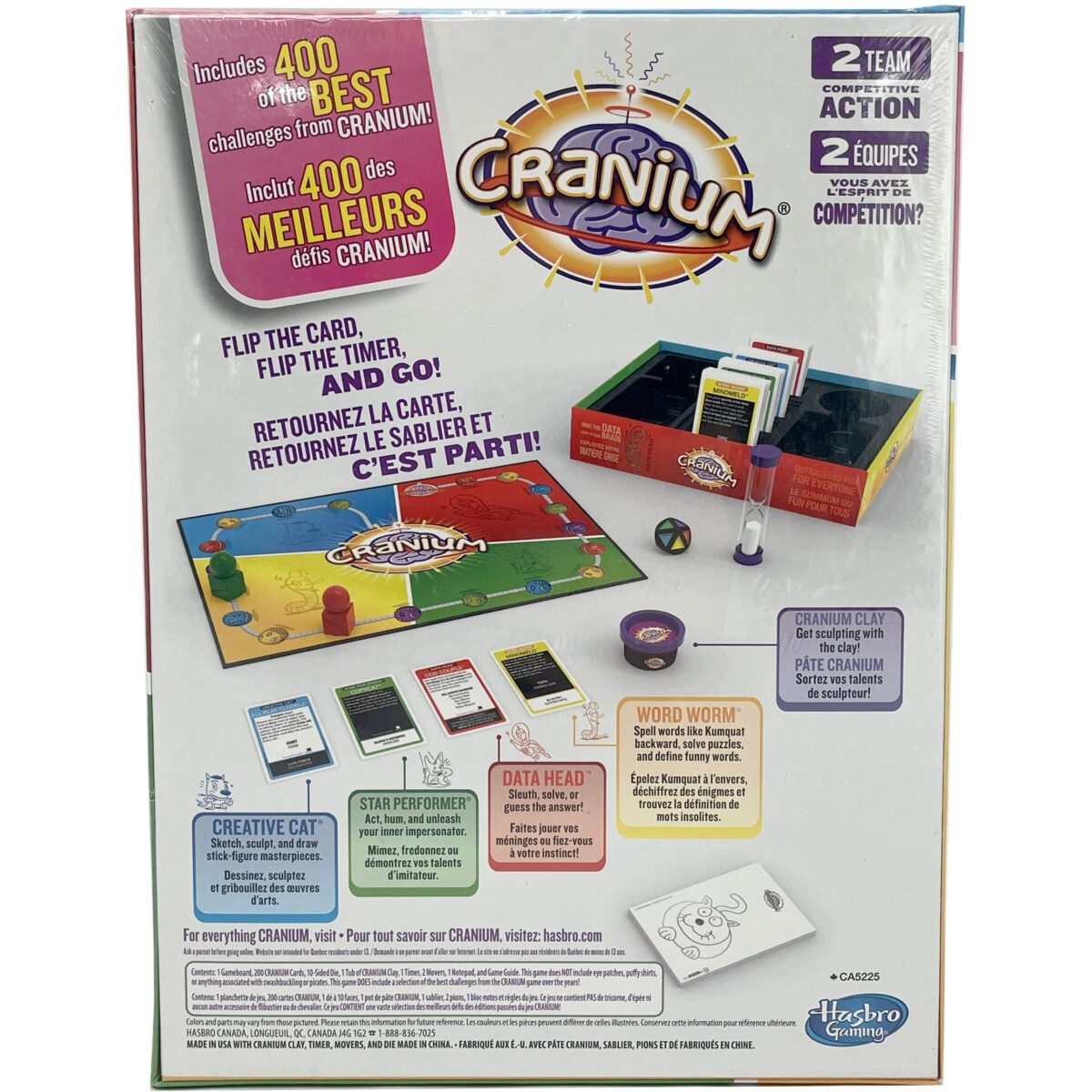 Hasbro Cranium Party Board Game / Team Game / Family Game Night ...