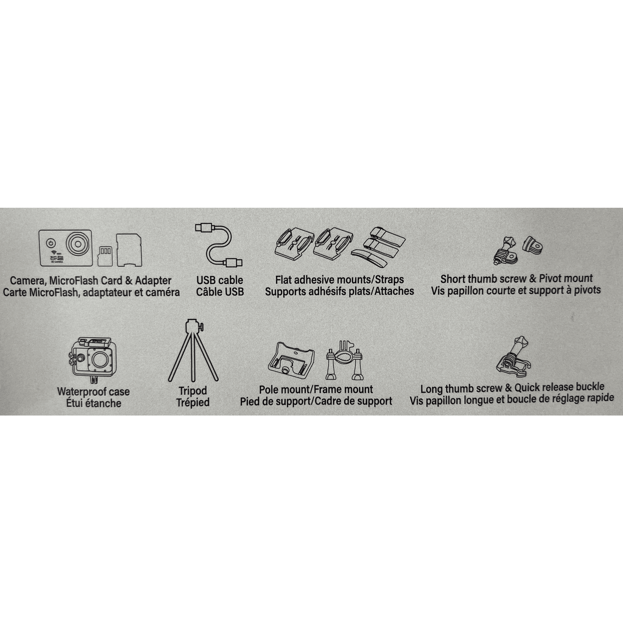 Explore One HD Action Camera: Video Camera Bundle with Accessories ...