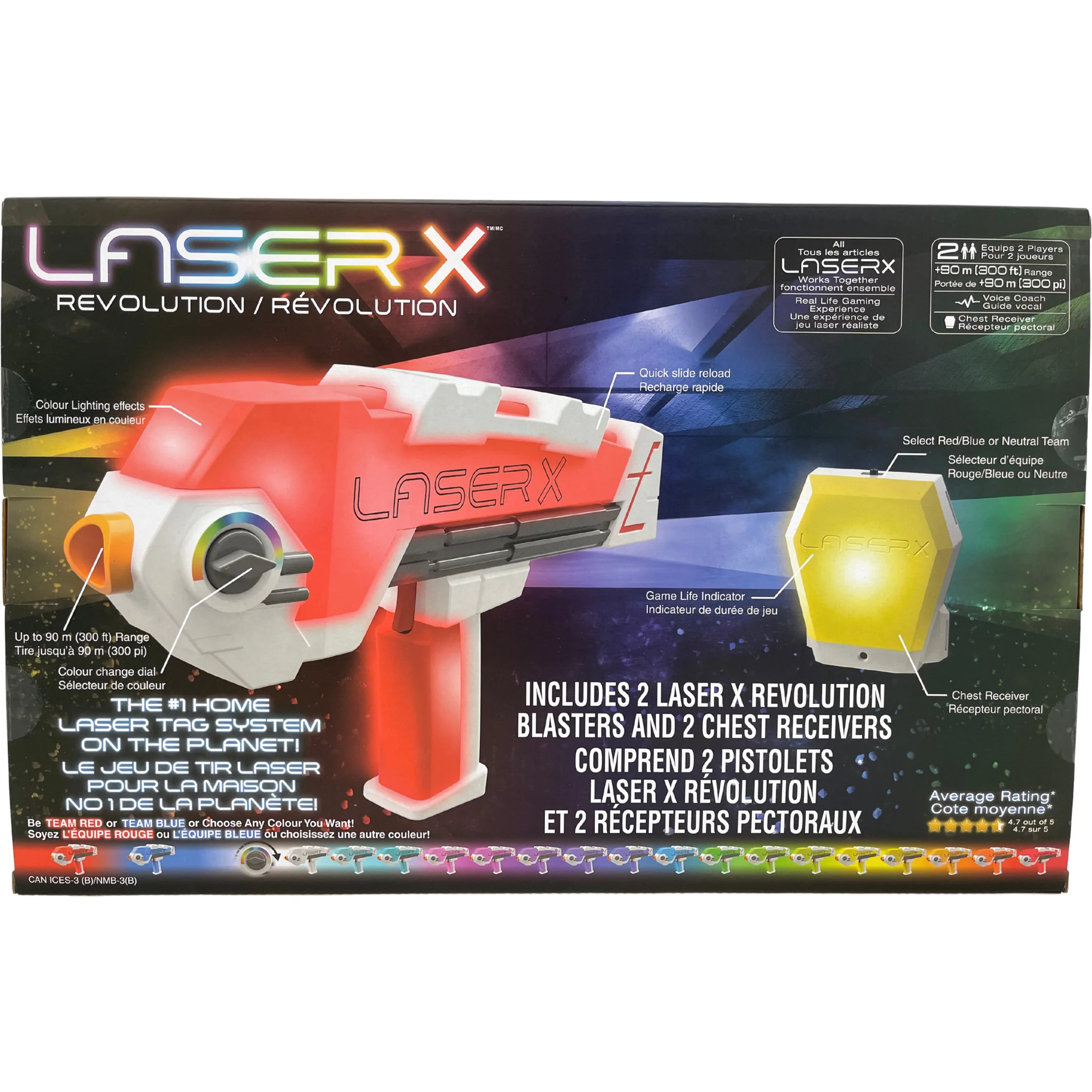 Laser X Revolution Laser Tag Set / 2 Players / Double Blaster Set ...