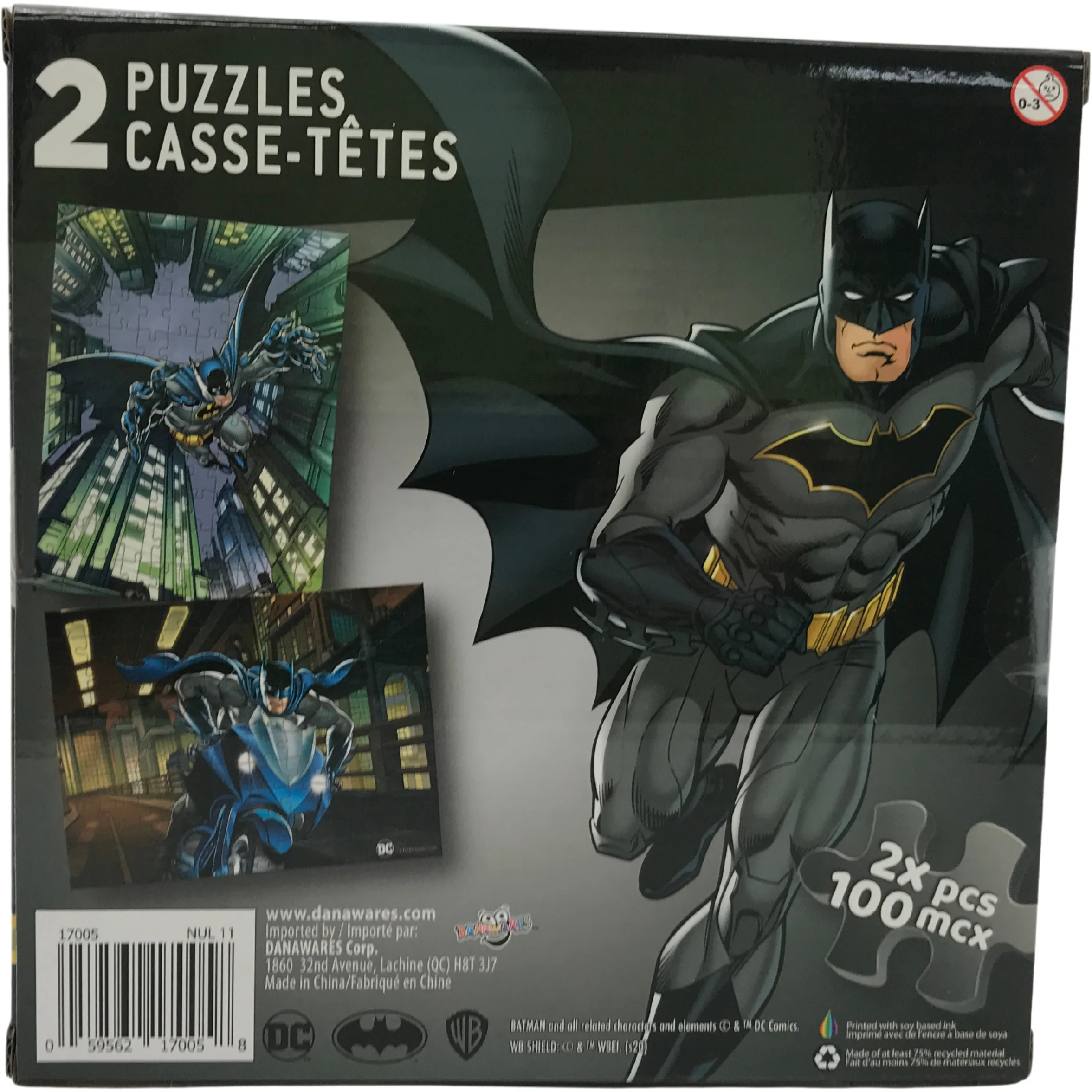 DC Batman Puzzle Pack / 100 Pieces – CanadaWide Liquidations