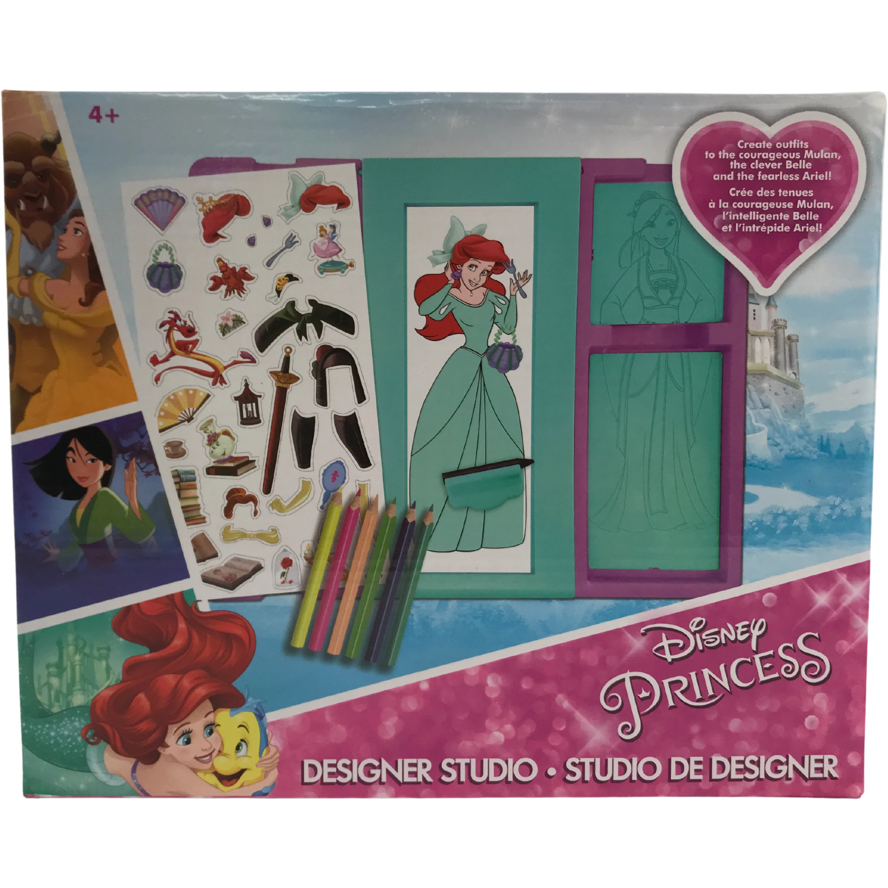 Disney Princess Designer Studio / Colouring Crafts / Girl’s Drawing ...