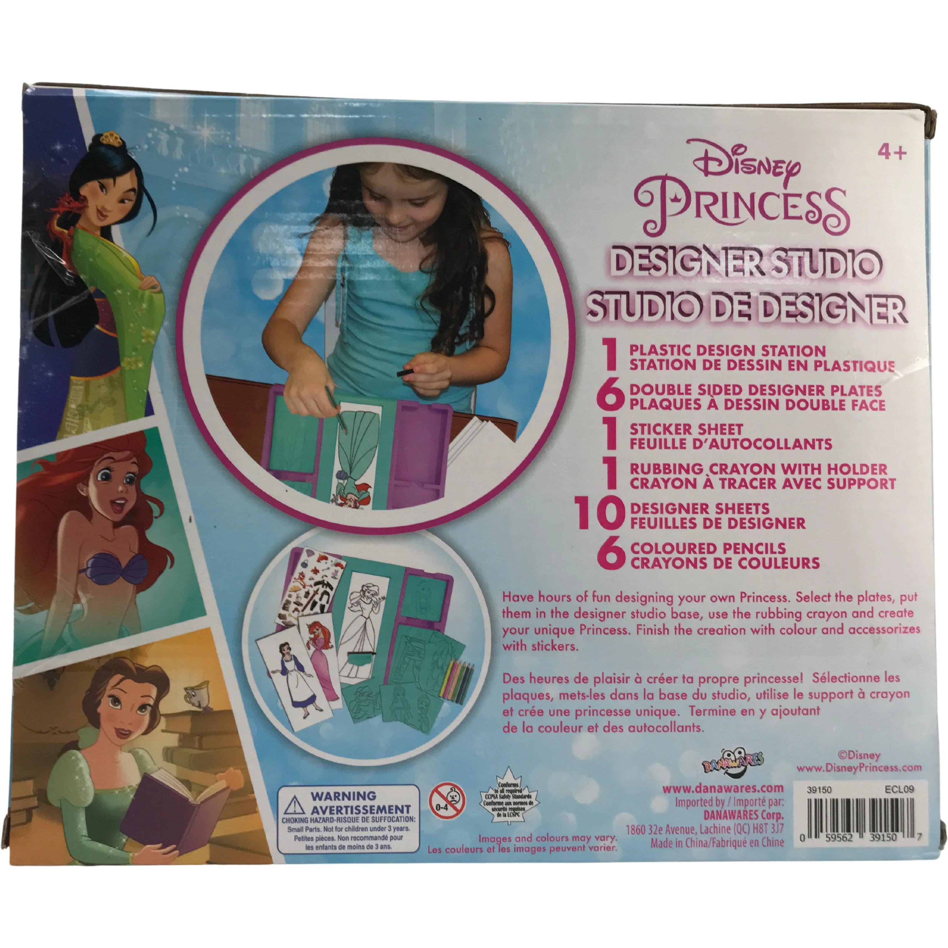 Disney Princess Designer Studio / Colouring Crafts / Girl’s Drawing ...