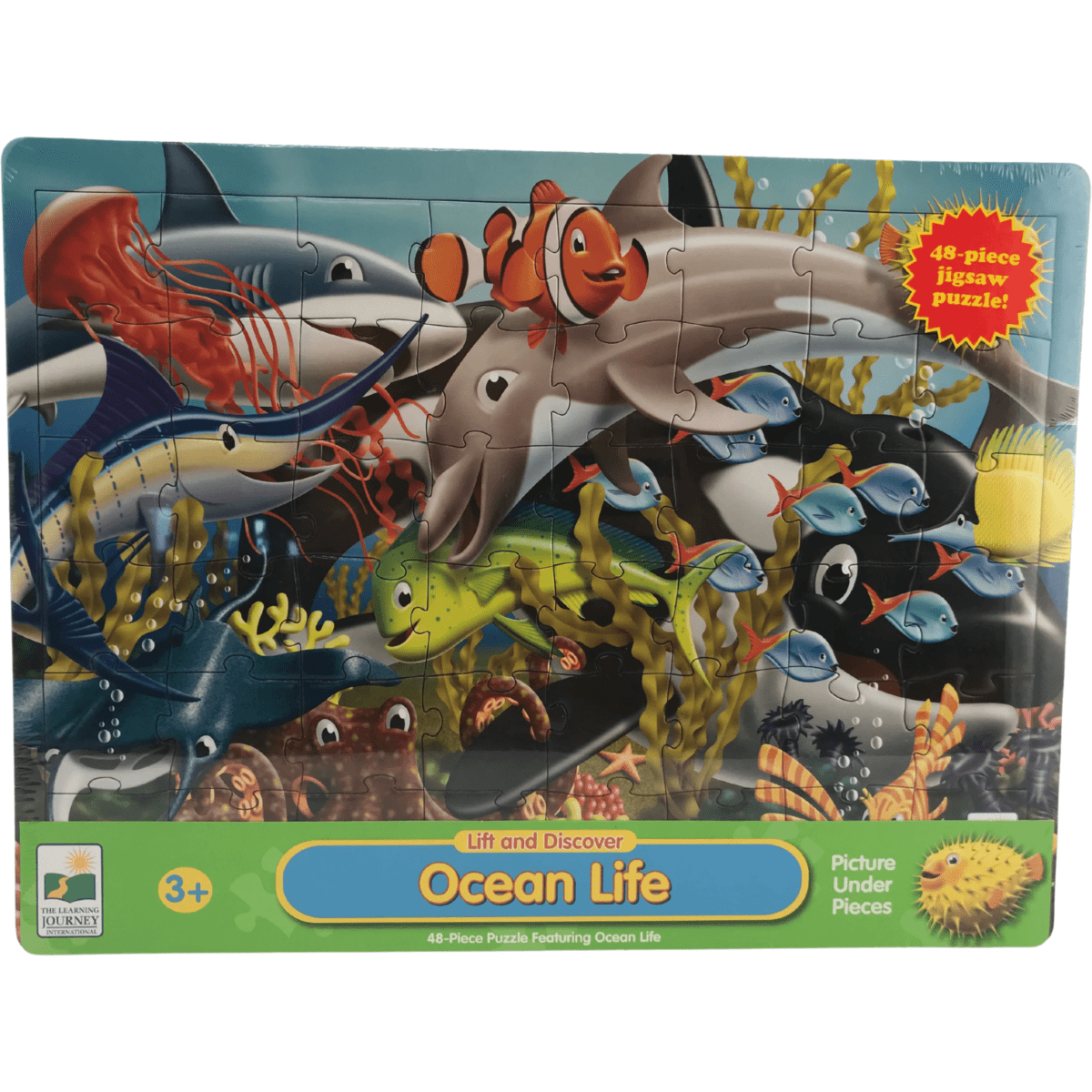 The Learning Journey Ocean Life Puzzle / 48 Piece Jigsaw Puzzle / Ocean ...