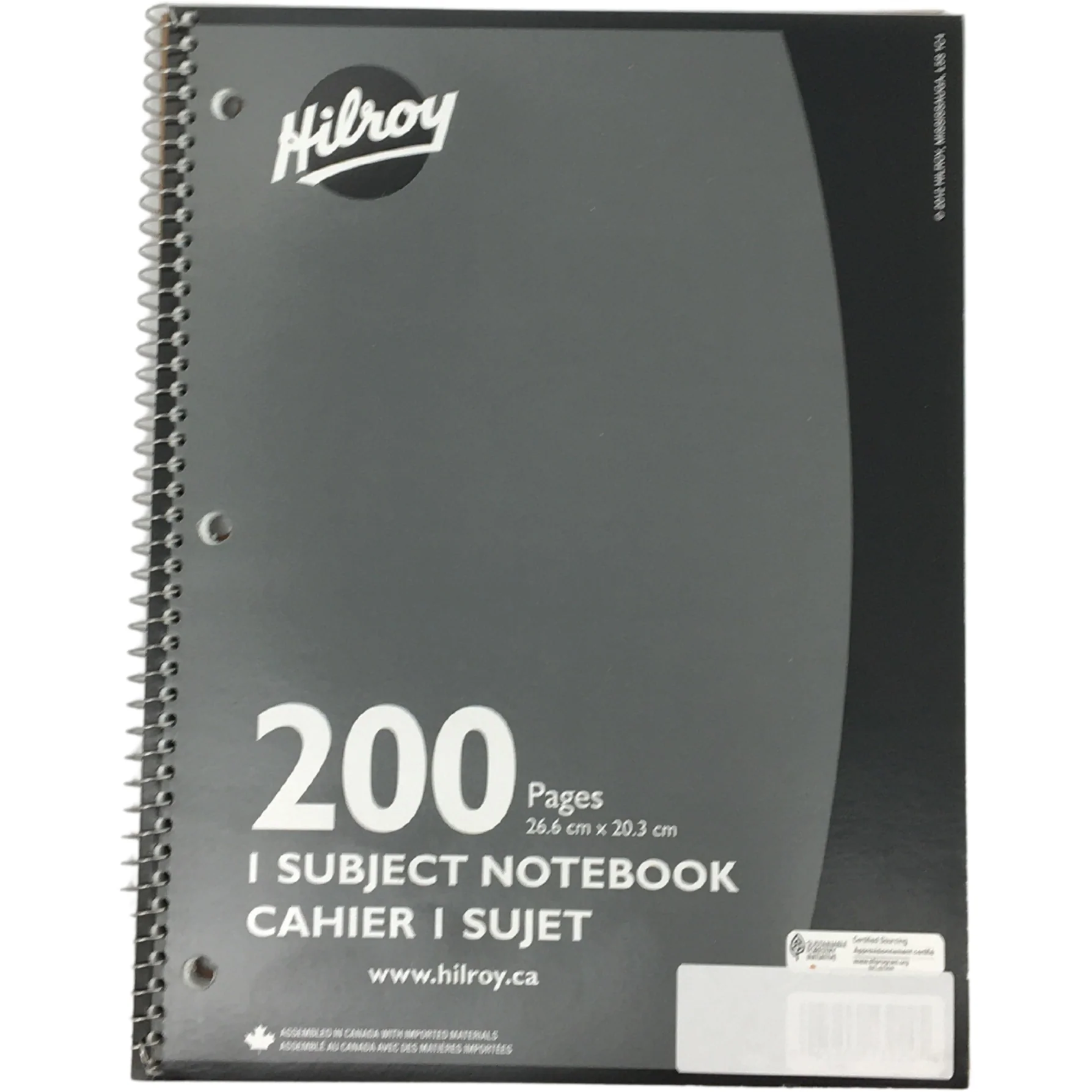 Hilroy One Subject Notebook – CanadaWide Liquidations
