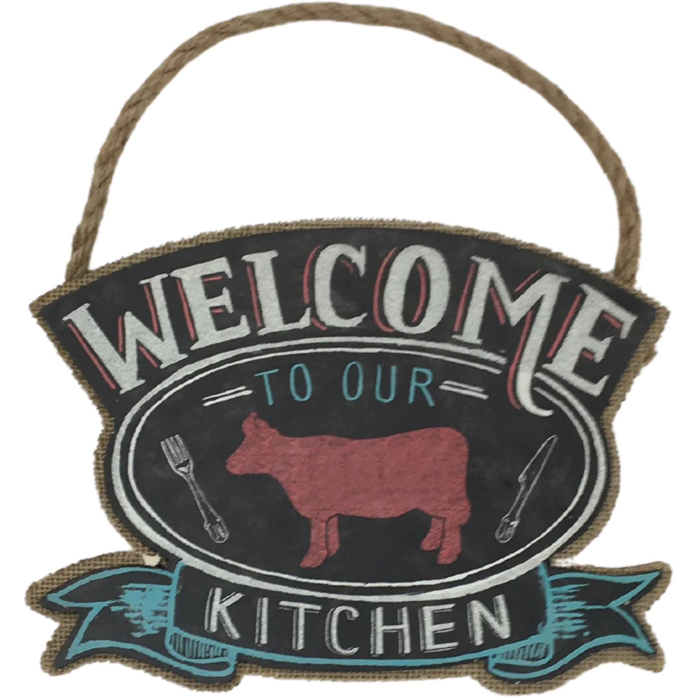 “Welcome To Our Kitchen” Decorative Sign – CanadaWide Liquidations