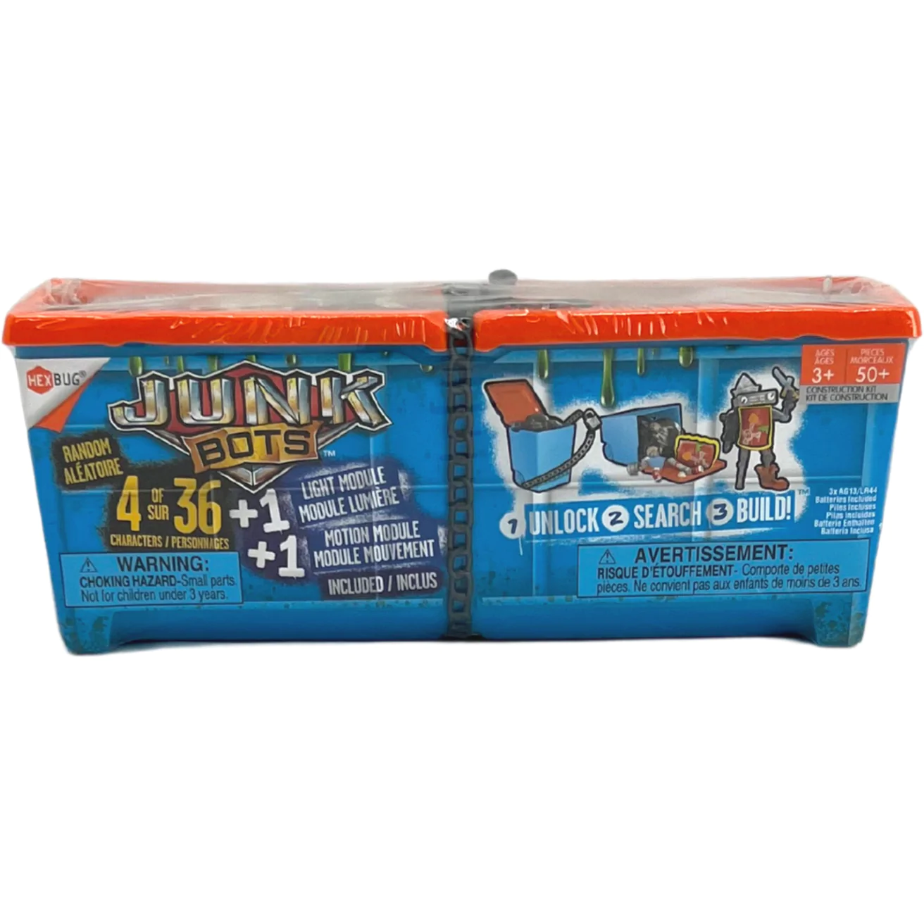 HexBug Junkbots Dumpster Construction Kit / Series One / Mystery Pack ...