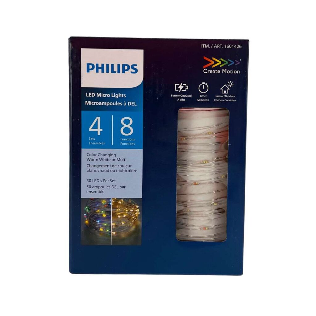 Philips LED Micro Lights: Warm White or Coloured / 4 Sets – CanadaWide ...