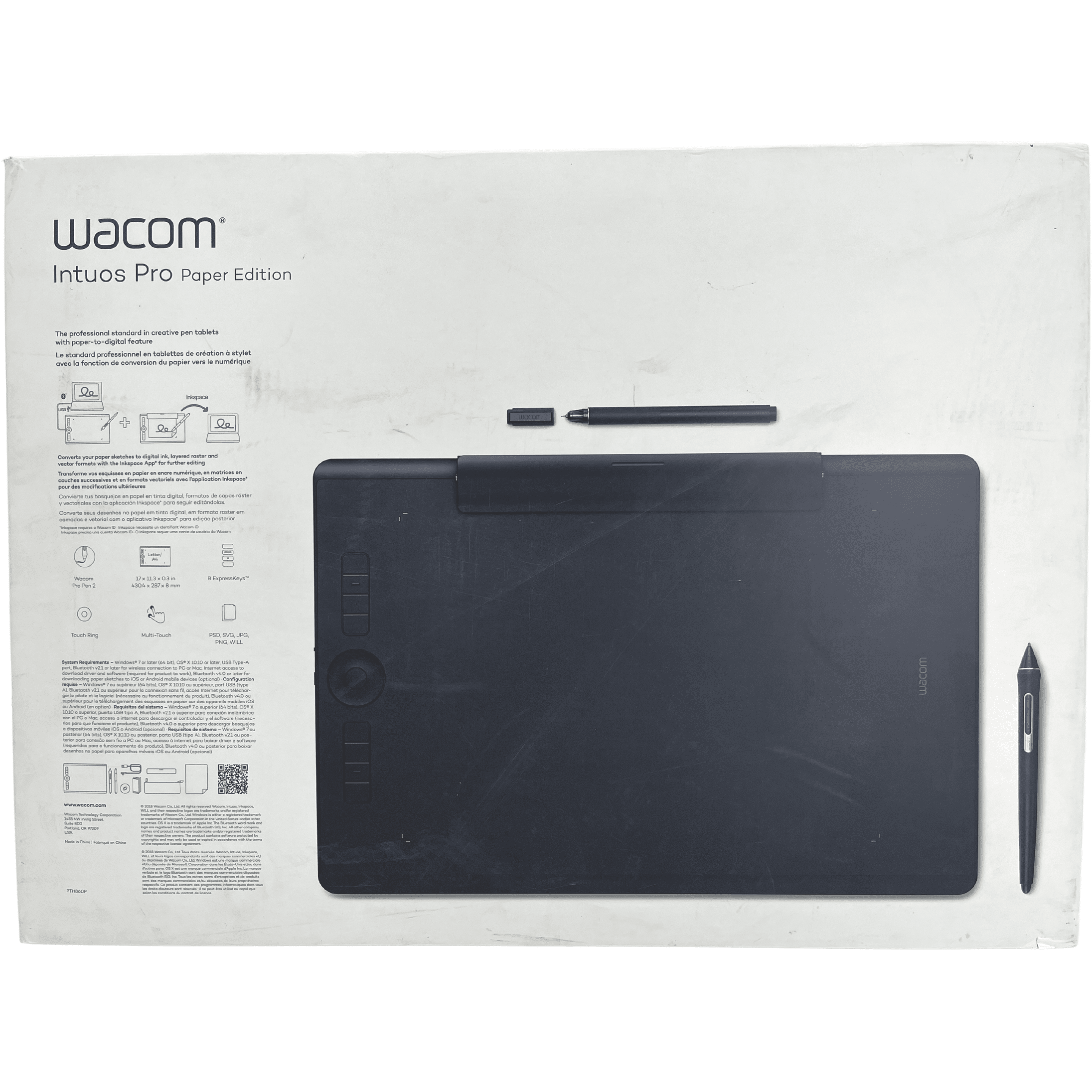 Wacom Creative Pen Tablet / Intuos Pro Paper Edition / Graphic Pen ...