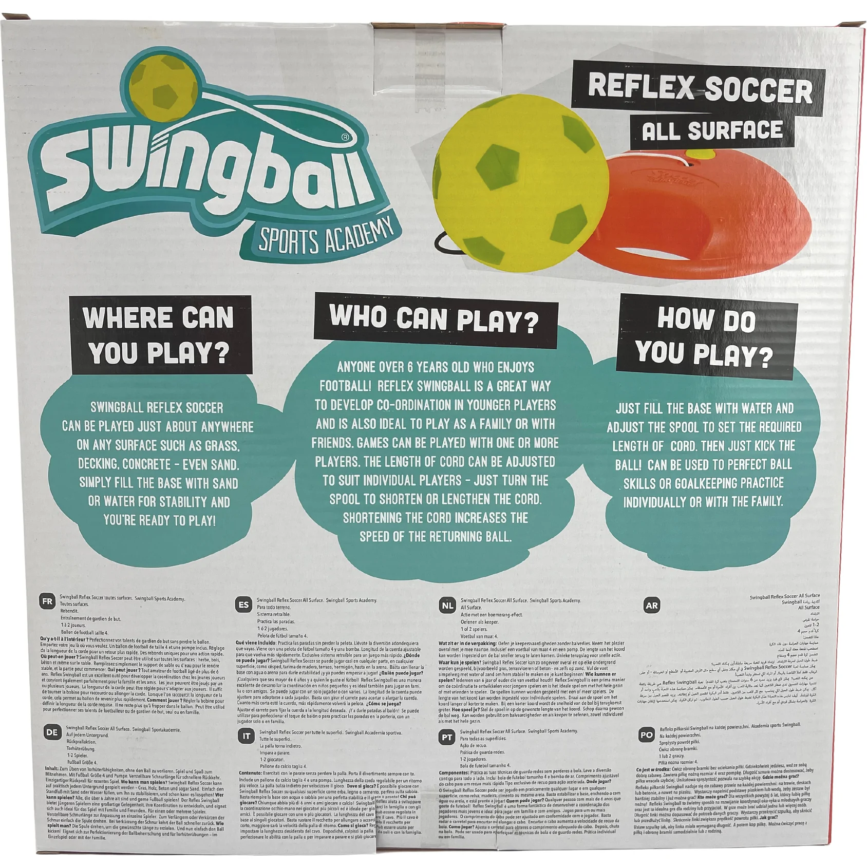 Mookie SwingBall Sports Academy / Reflex Soccer Edition / Outdoor Toy ...