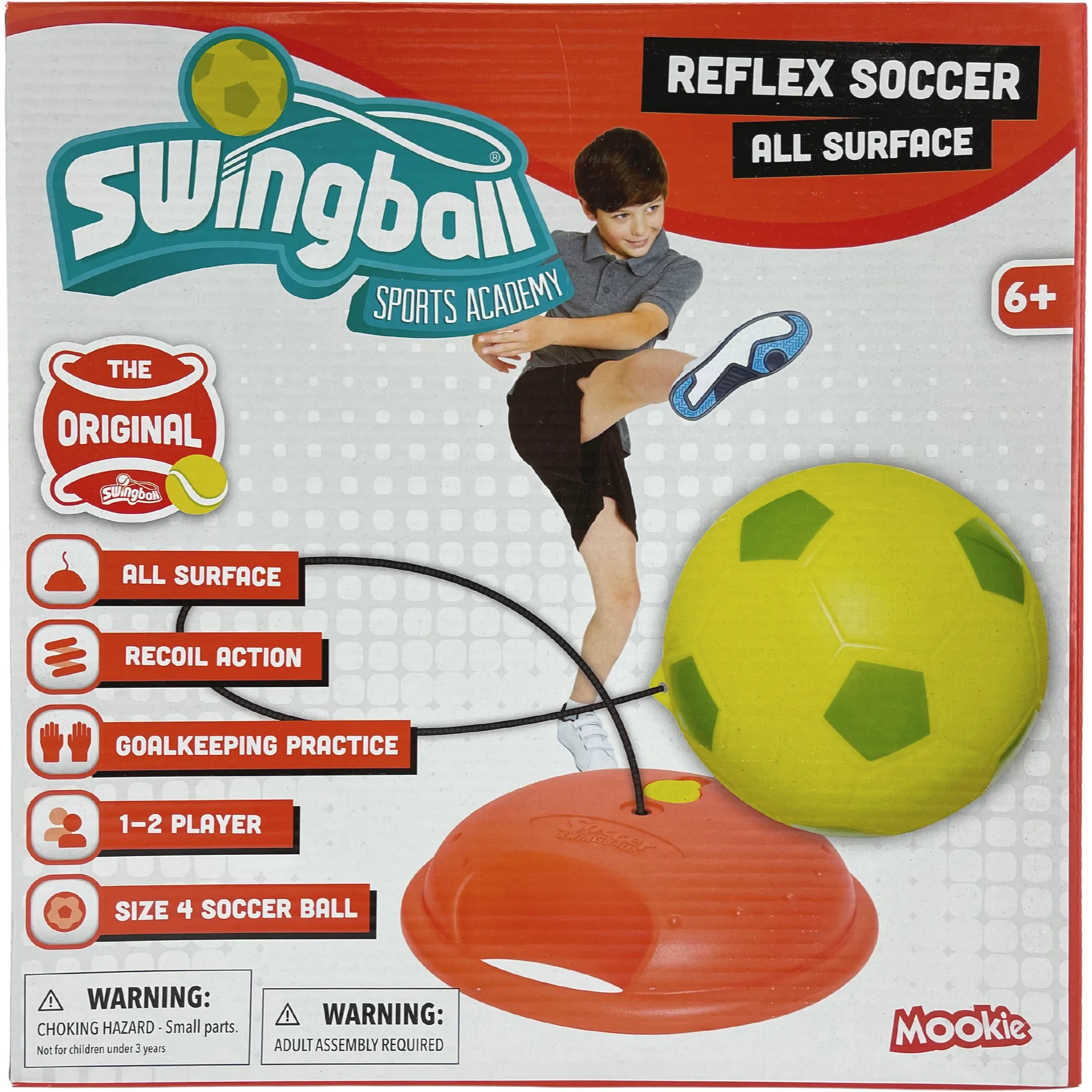 Mookie SwingBall Sports Academy / Reflex Soccer Edition / Outdoor Toy ...