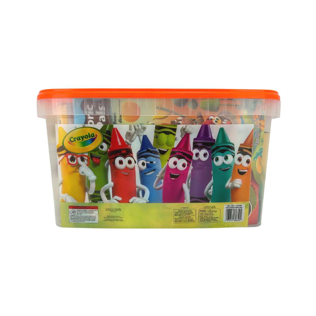 Crayola Super Art Tub / 100+ Piece Art Supply Kit – CanadaWide Liquidations