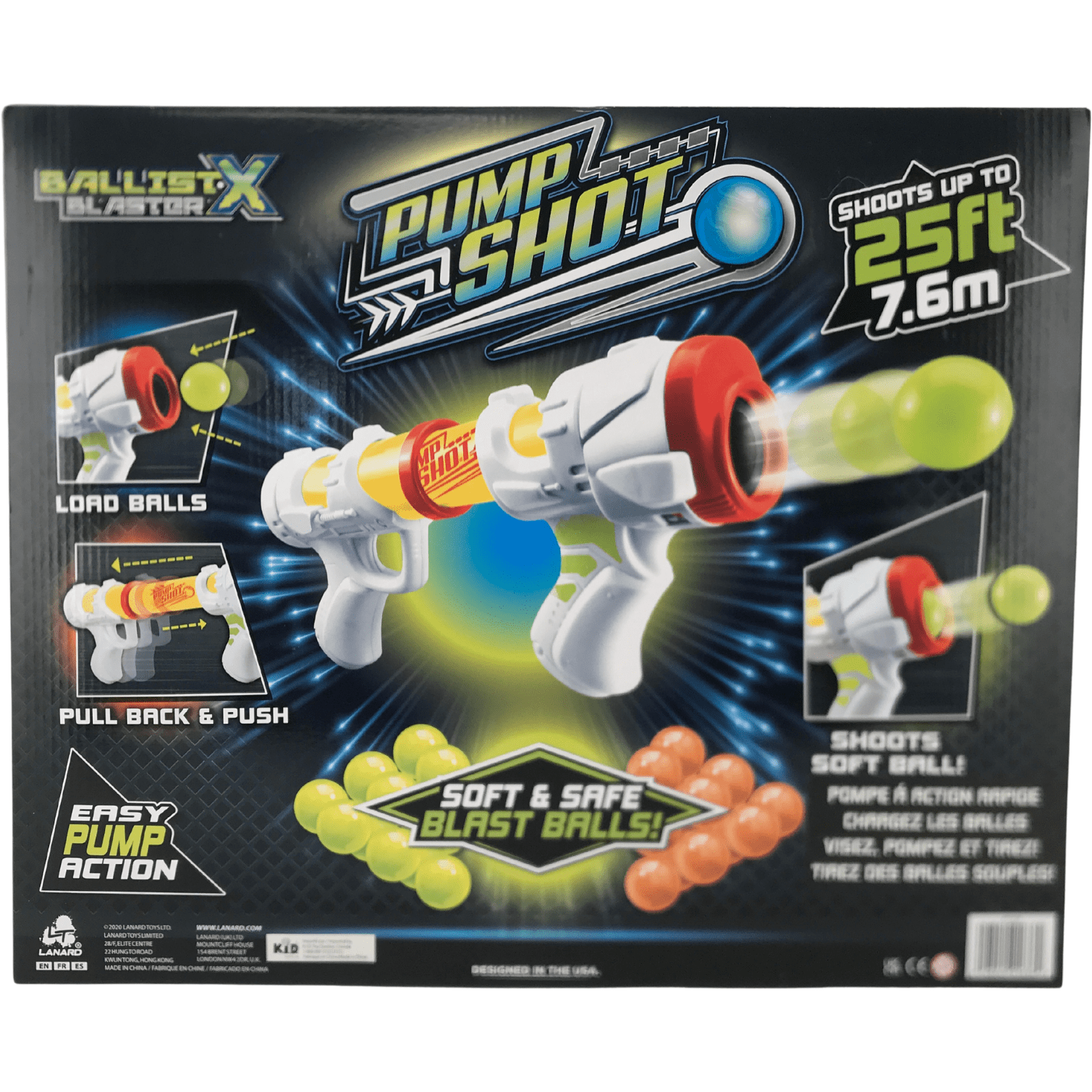 Lanard Pump Shot Blasters: 2 Pack / 36 Soft Balls – CanadaWide Liquidations