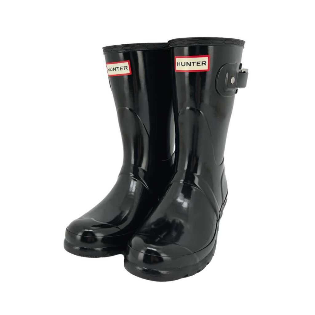 Hunter Women’s Gloss Black Original Short Rain Boots / Size 7 ...
