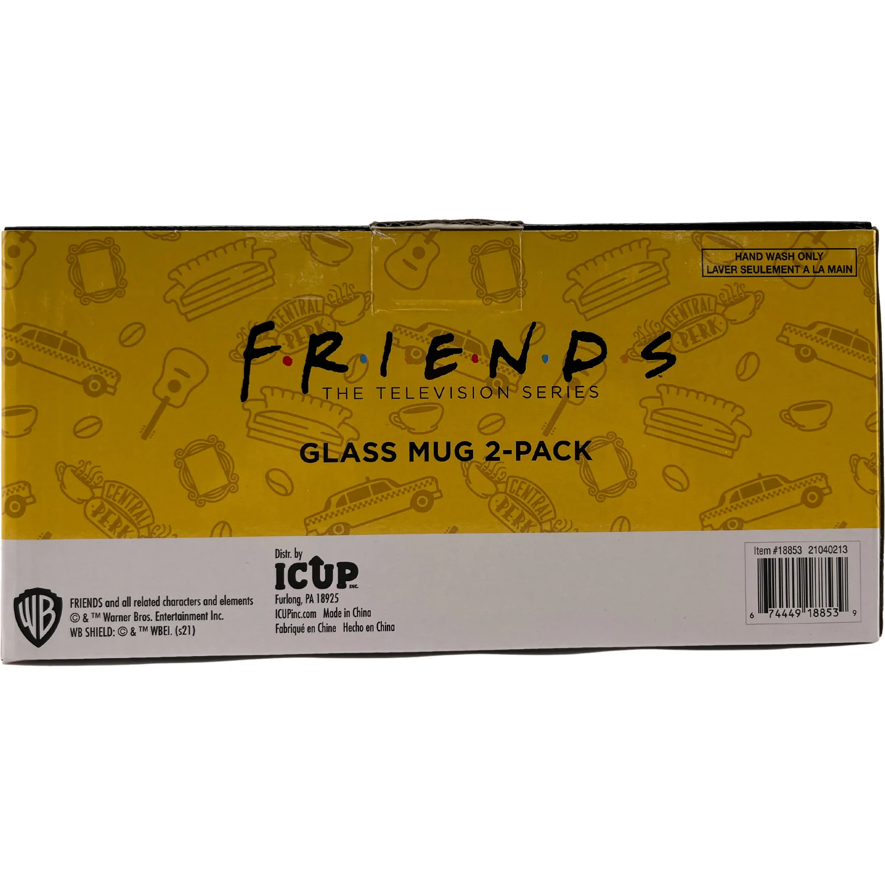 ICUP Friends Glass Mug Set of 2 – CanadaWide Liquidations