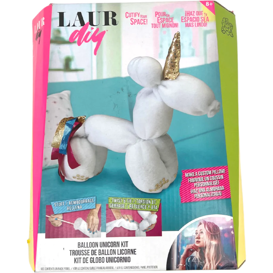 Laur DIY Balloon Unicorn Pillow Kit / Ages 8+ – CanadaWide Liquidations