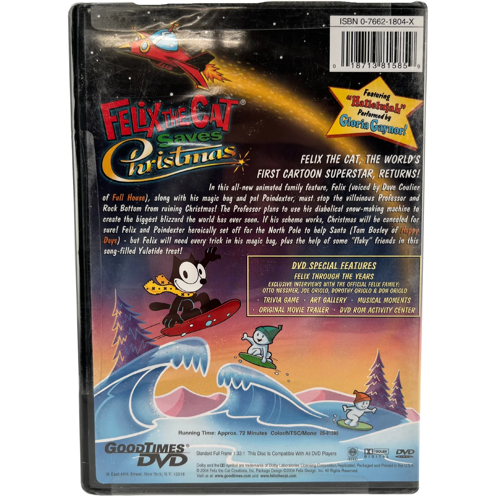 Felix The Cat Saves Christmas Movie / Featuring Felix / DVD ...