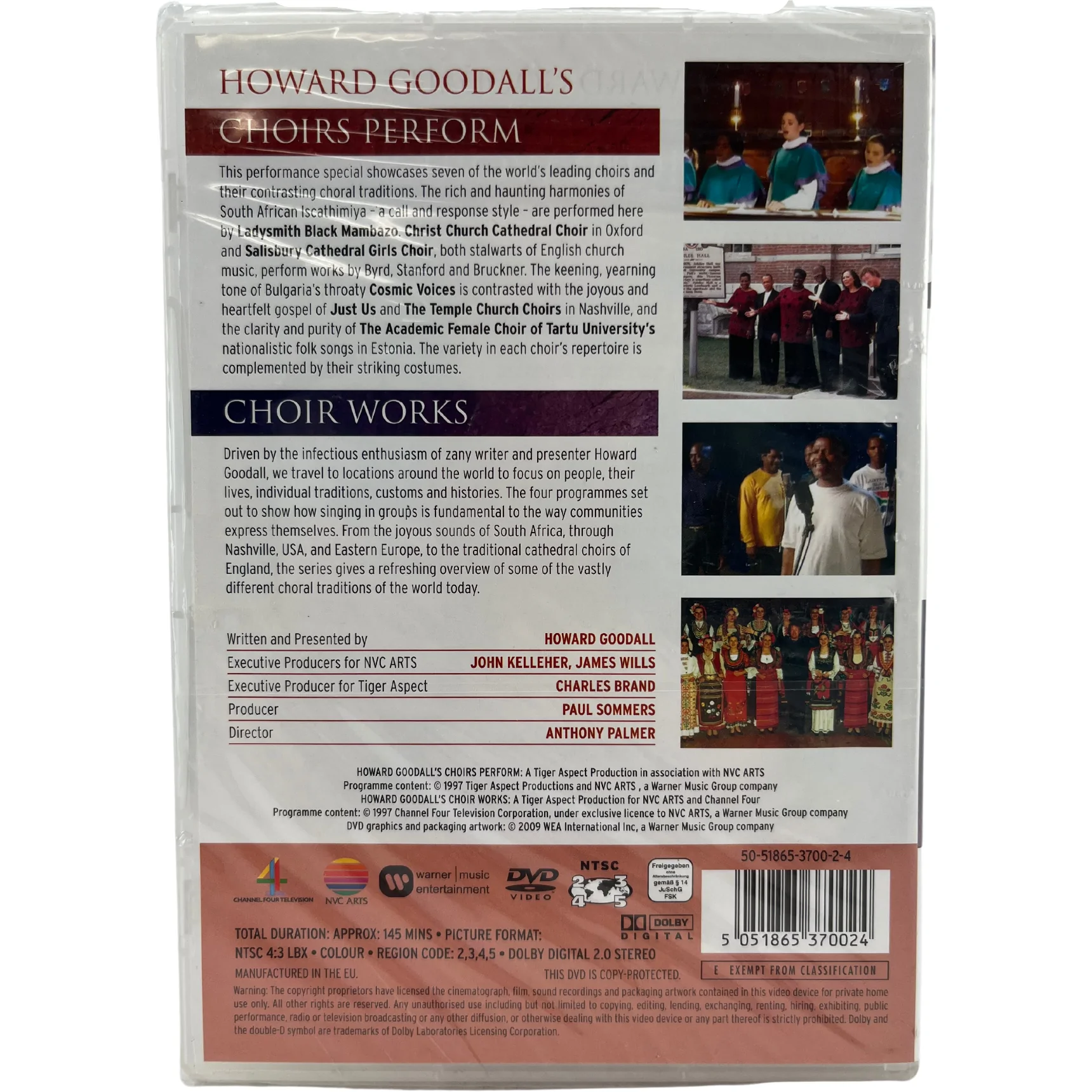 Howard Goodall’s Choir Works & Choirs Perform / DVD – CanadaWide ...