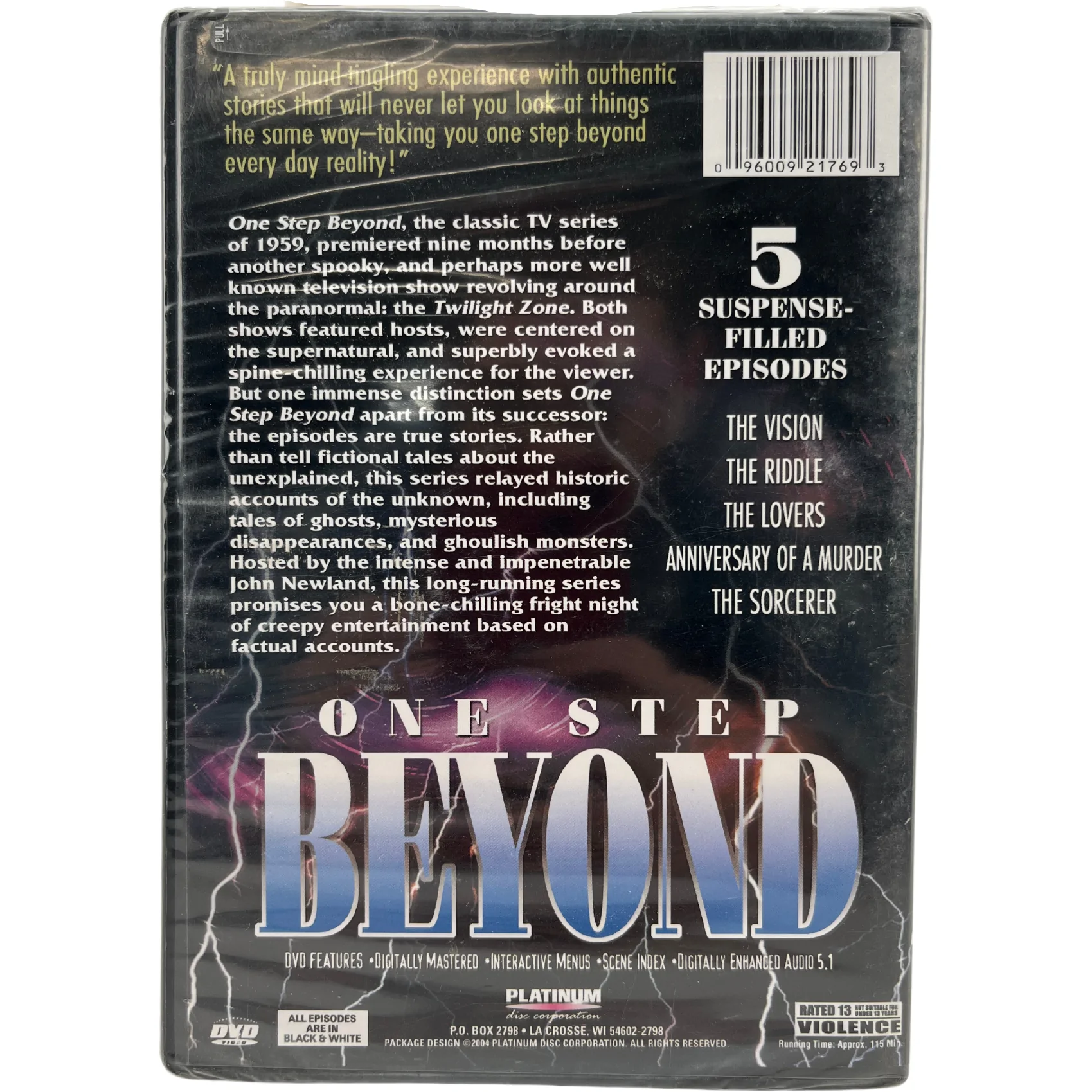 One Step Beyond Movie / Featuring John Newland / DVD – CanadaWide ...