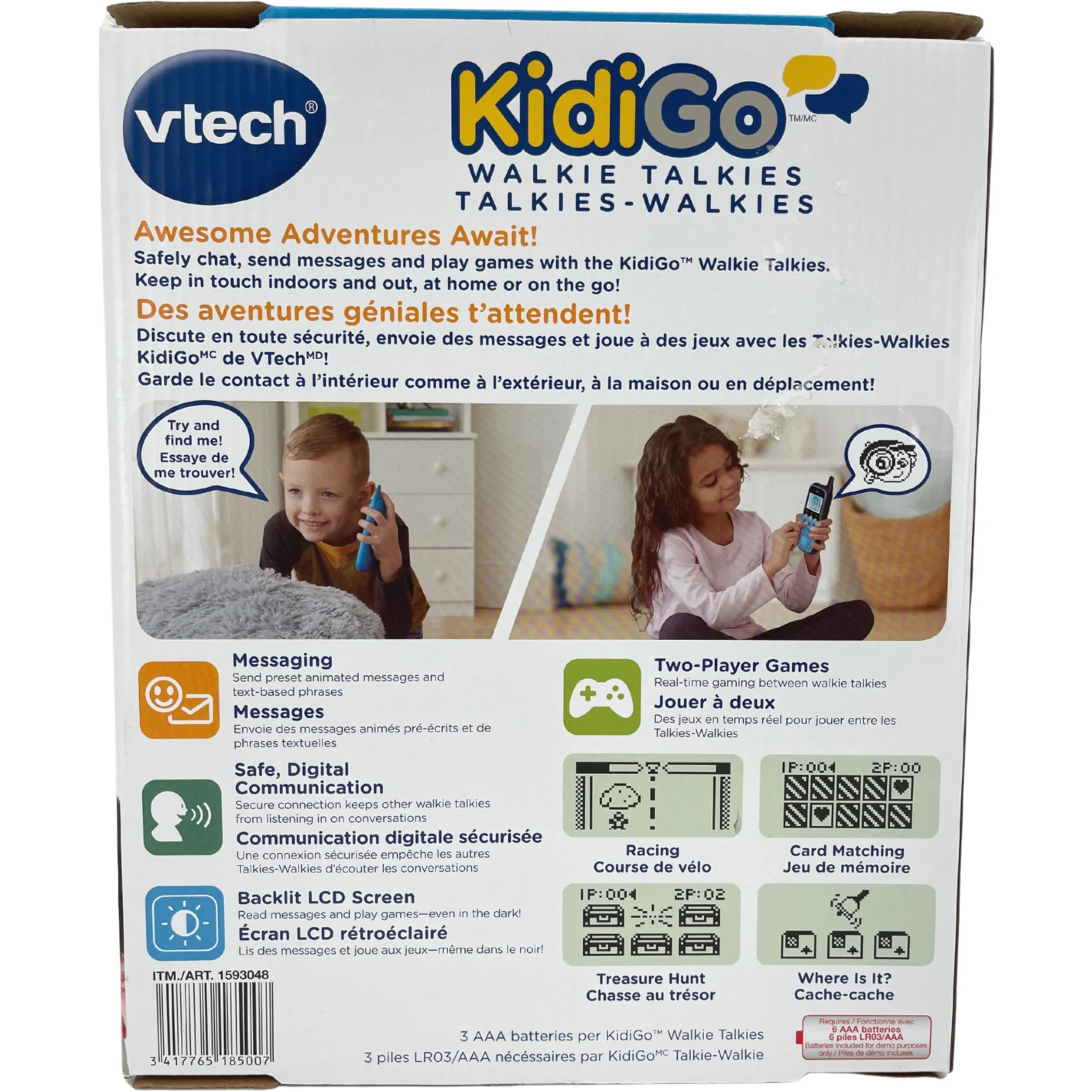 Vtech Blue KidiGo Walkkie Talkies Set – CanadaWide Liquidations