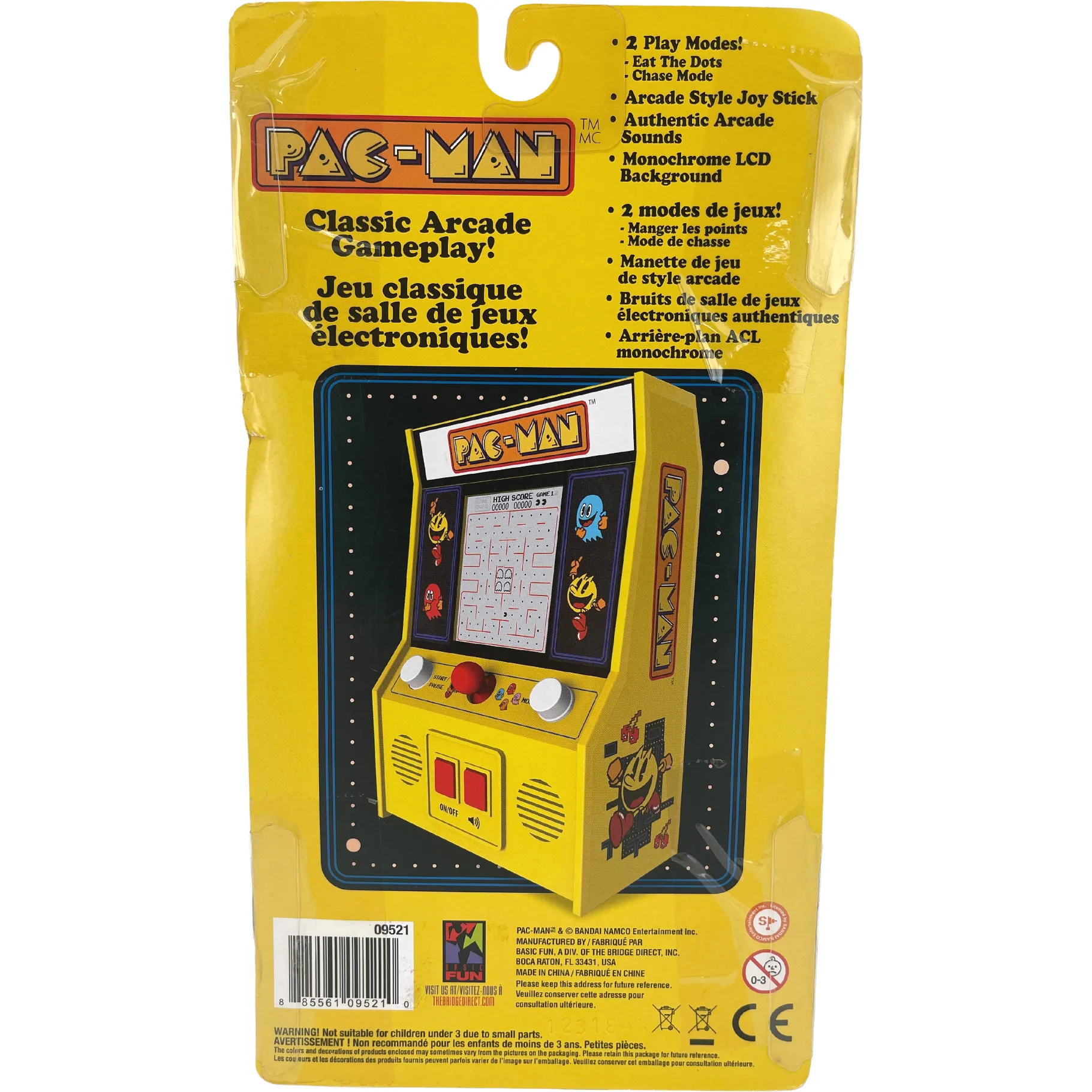 Pac-Man Mini Arcade Game / Classic Arcade Gameplay / 2 Play Modes ...