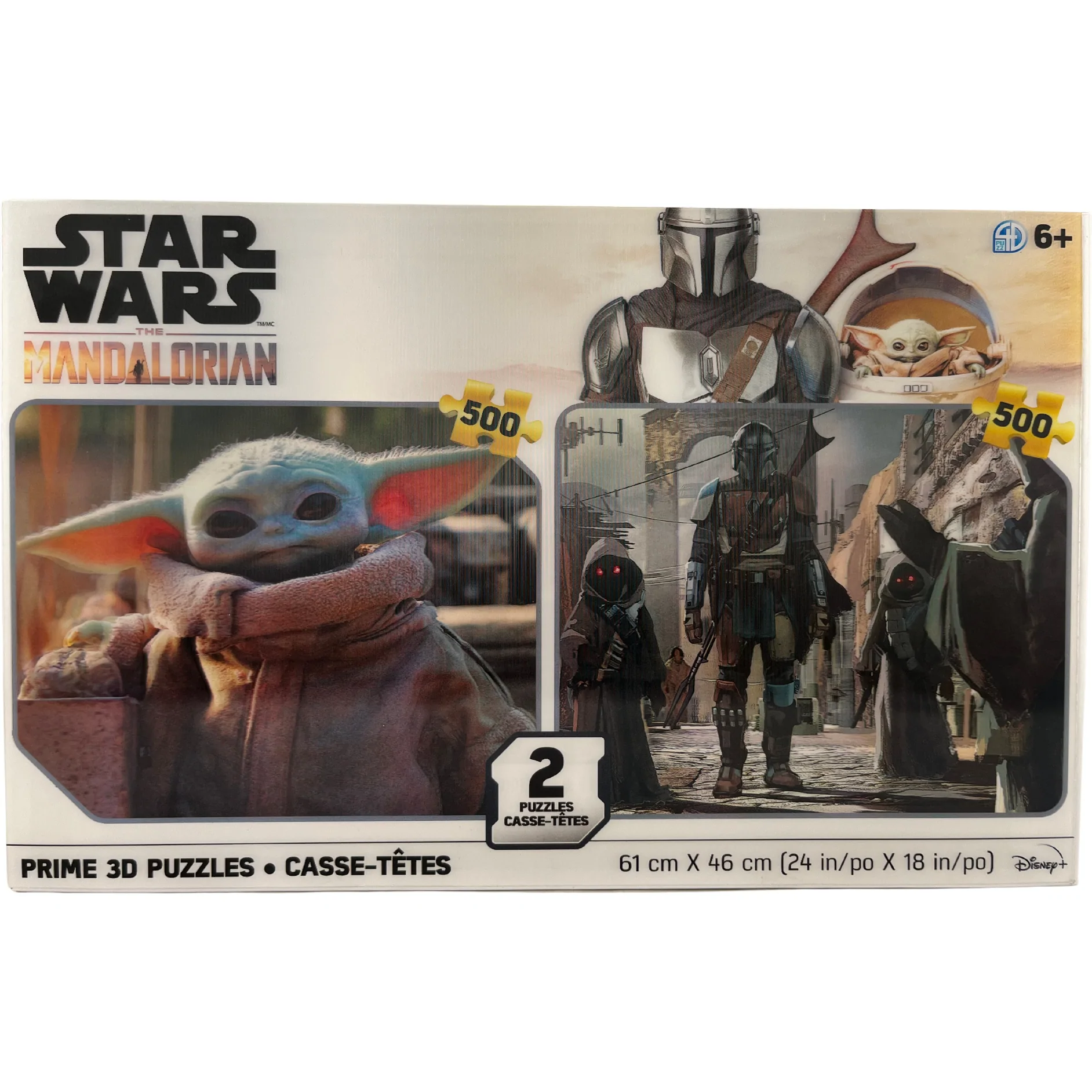 Star Wars The Mandalorian Puzzle Pack / 3D Puzzles / 500 Piece / 2 ...