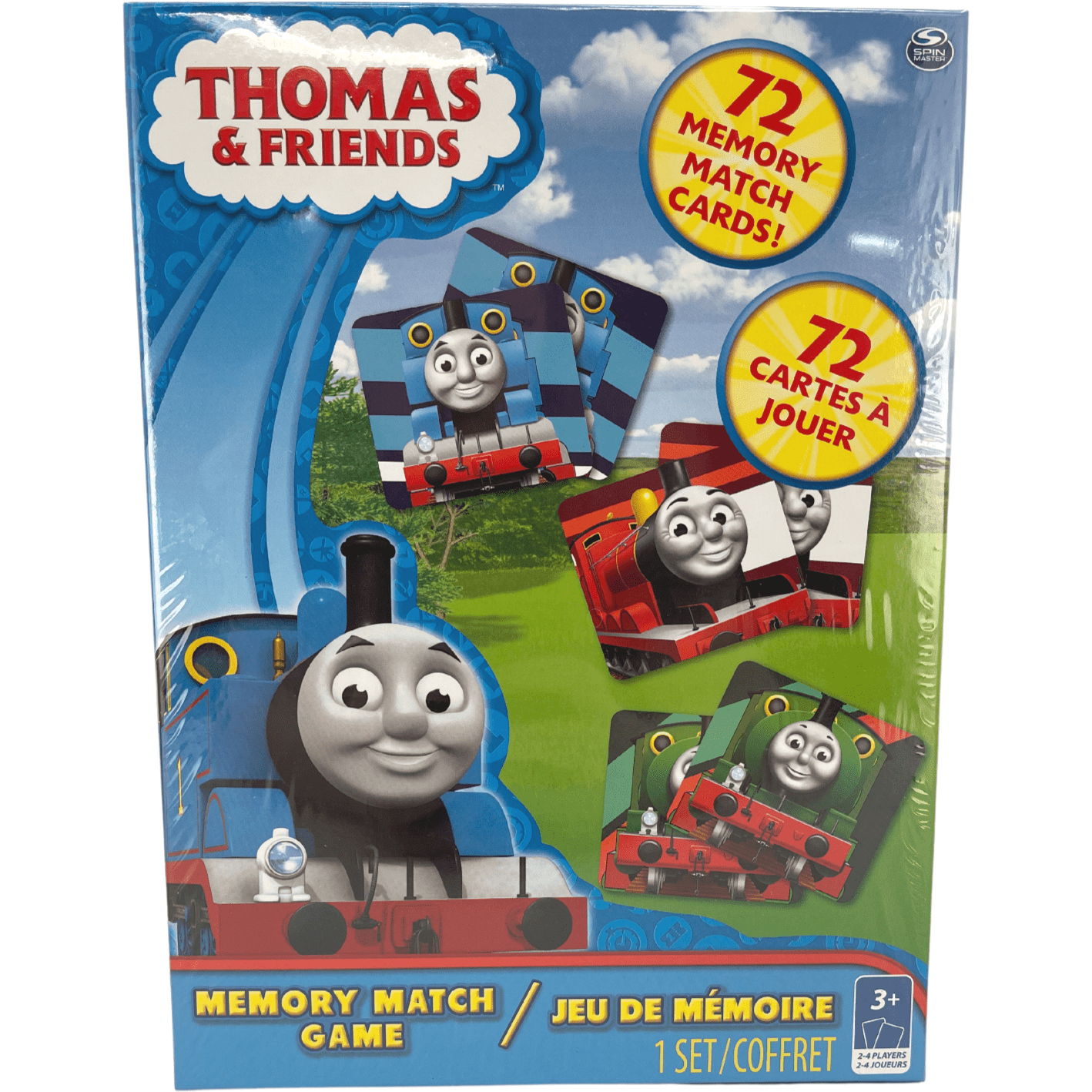 Thomas & Friends Memory Match Game / 72 Cards / Memory Game / For Ages ...
