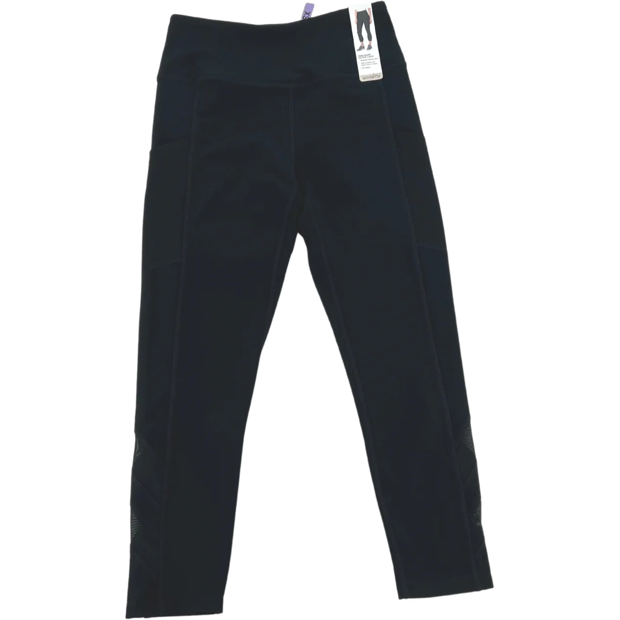 Mondetta Women’s Black High Waist Active Capri / Various Sizes ...