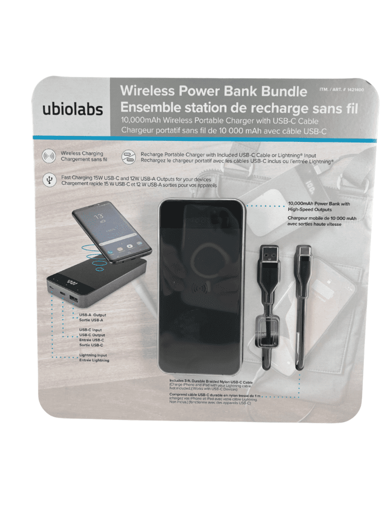 UBiolabs Wireless Power Bank Bundle – CanadaWide Liquidations