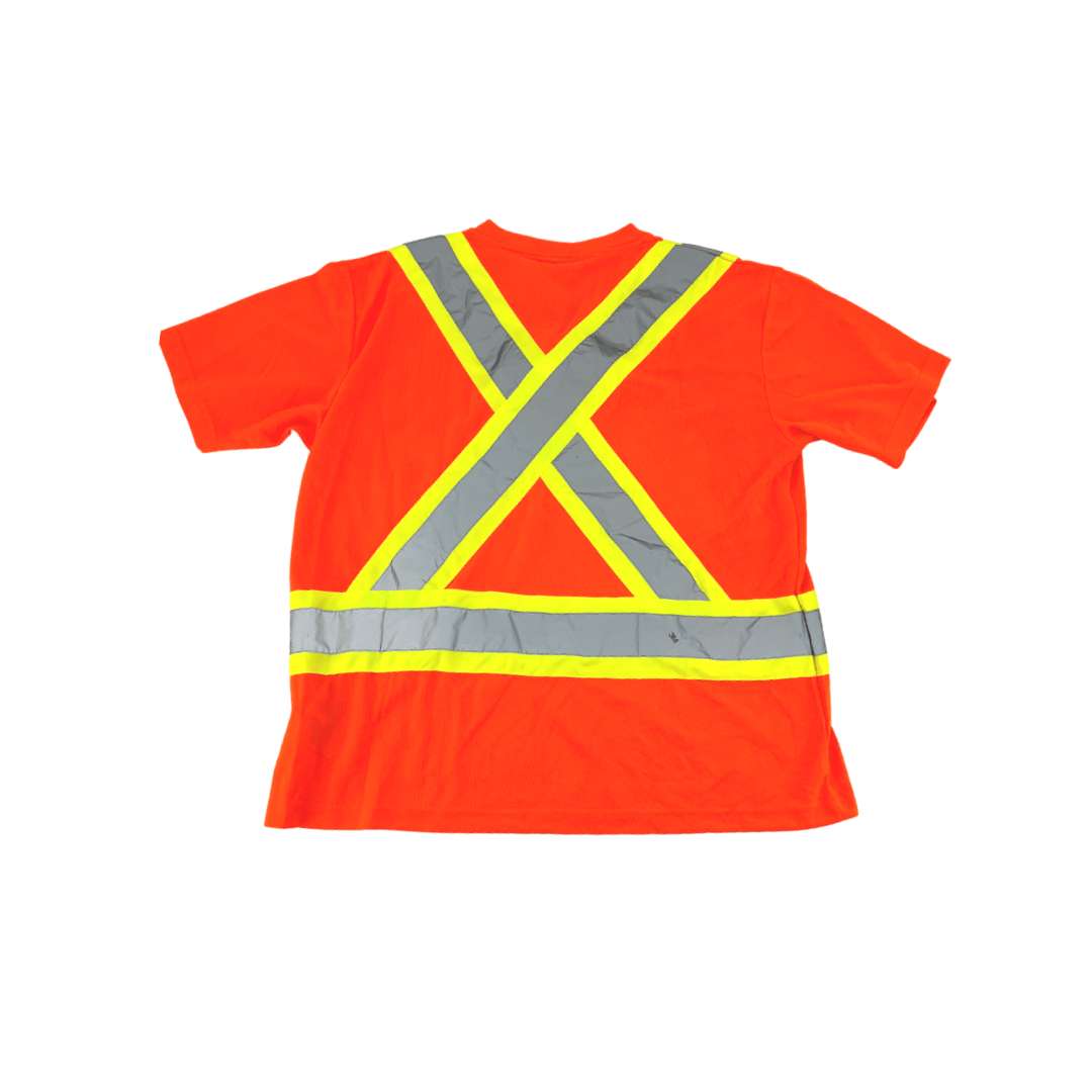 Forcefield Men’s Orange Safety Work T-Shirt / Size XLarge – CanadaWide ...