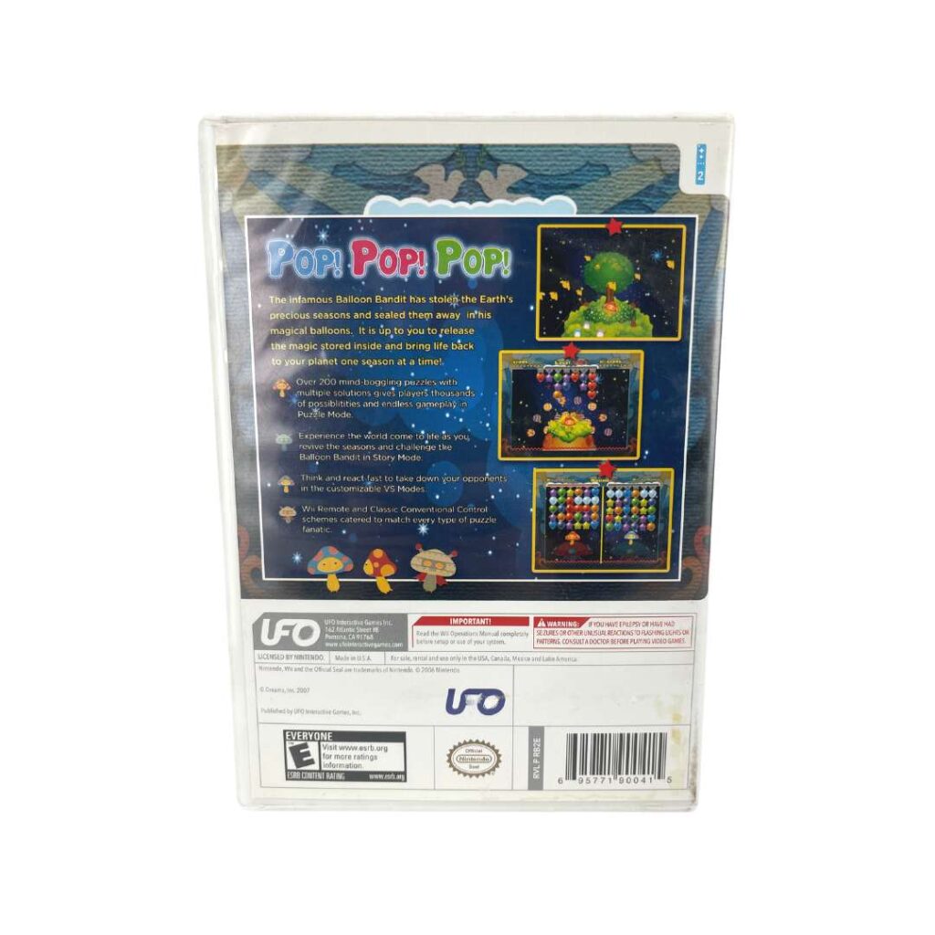 Wii “Balloon Pop” Video Game – CanadaWide Liquidations