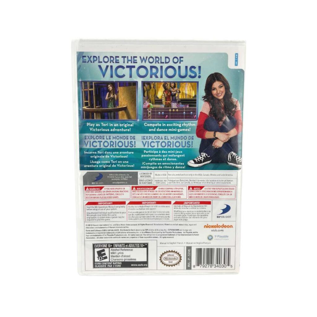 Wii “Victorious Taking The Lead” Video Game – CanadaWide Liquidations