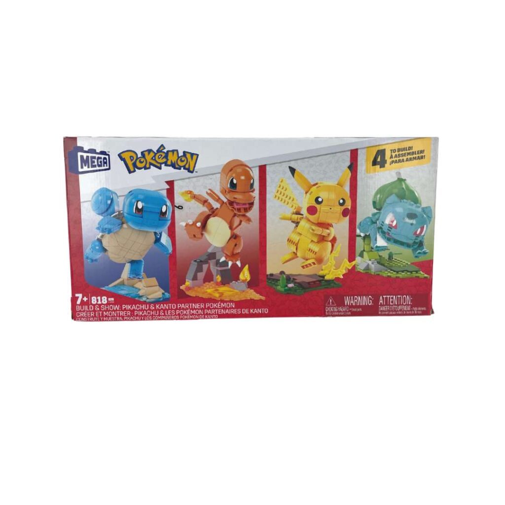 Mega Pokemon Build & Show: Pikachu and Kanto Partner Pokemon Building ...