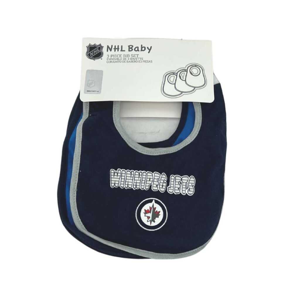 NHL Baby 3 Piece Winnipeg Jets Bib Set – CanadaWide Liquidations