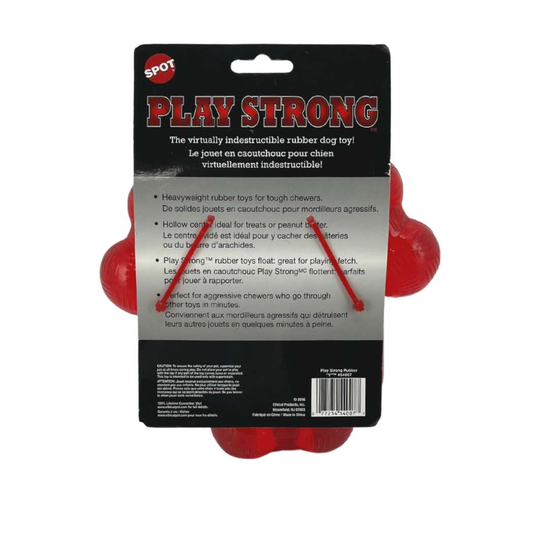 Spot Red Play Strong Rubber Dog Toy – CanadaWide Liquidations